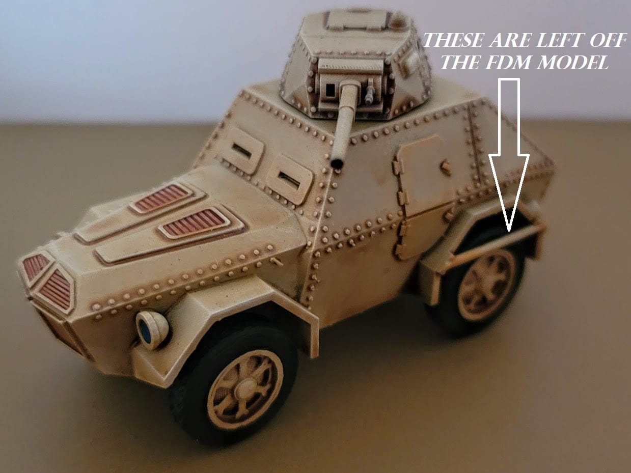 Deweycat Italian SPA-Viberti AS43 Armoured Car .stl pack - 28mm by Deweycat Productions ...