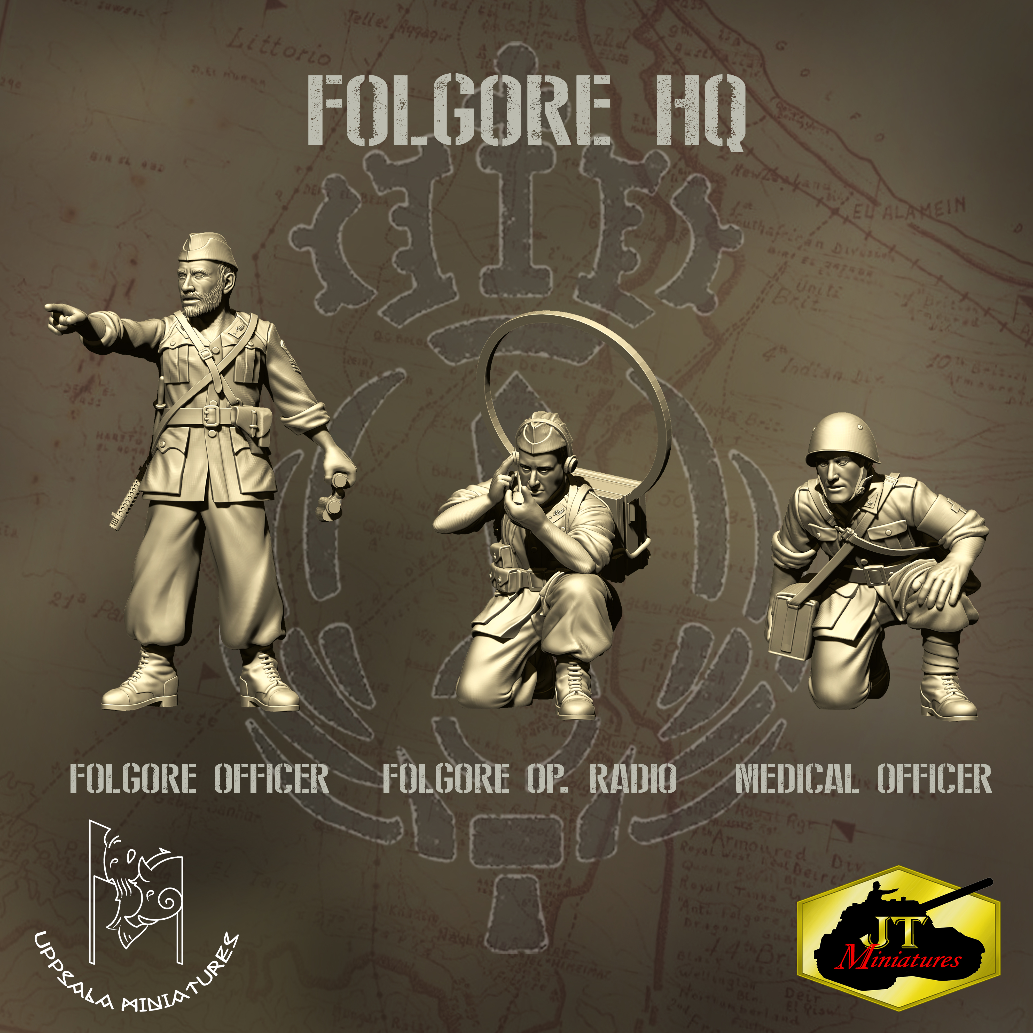 RIFLEMEN #1 FOLGORE! EL ALAMEIN 28mm by Uppsala Miniatures - Wargaming3D