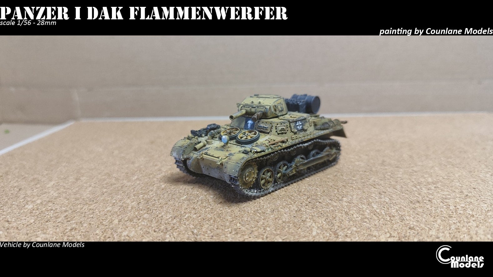 Upgrade Panzer I A into DAK Flammenwerfer IA by Counlane Models ...