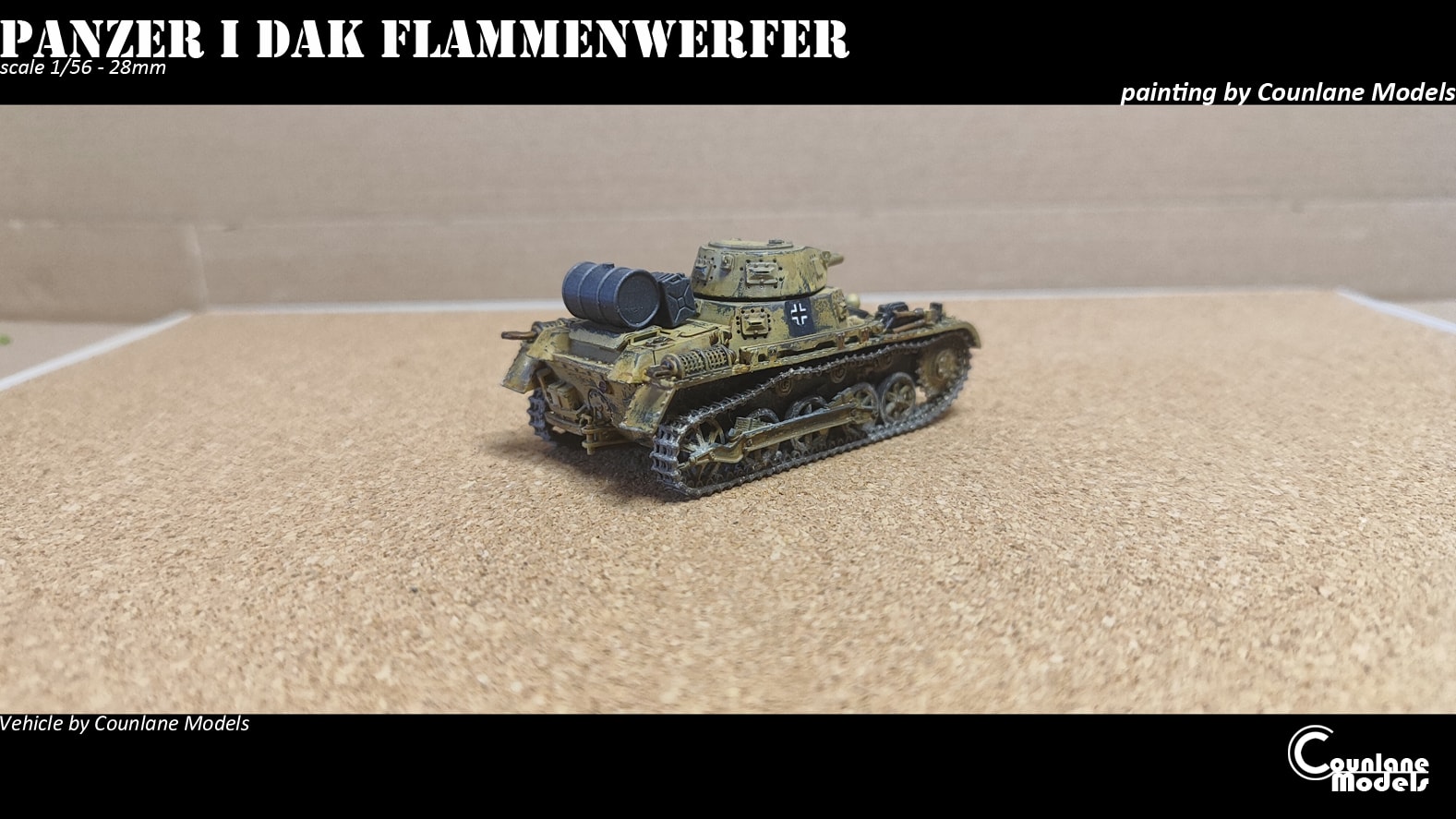 Upgrade Panzer I A into DAK Flammenwerfer IA by Counlane Models ...