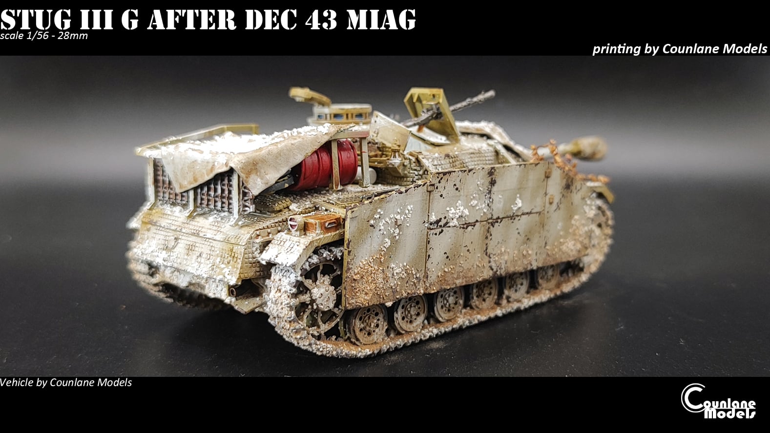 Stug III / Stuh 42 G after dec-1943 MIAG factory, damaged zimmerit by ...