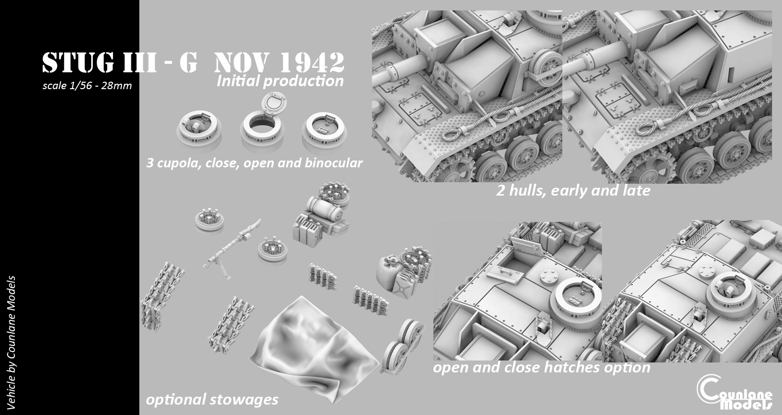 Stug III / Stuh 42 G after nov-1942 by Counlane Models - Wargaming3D