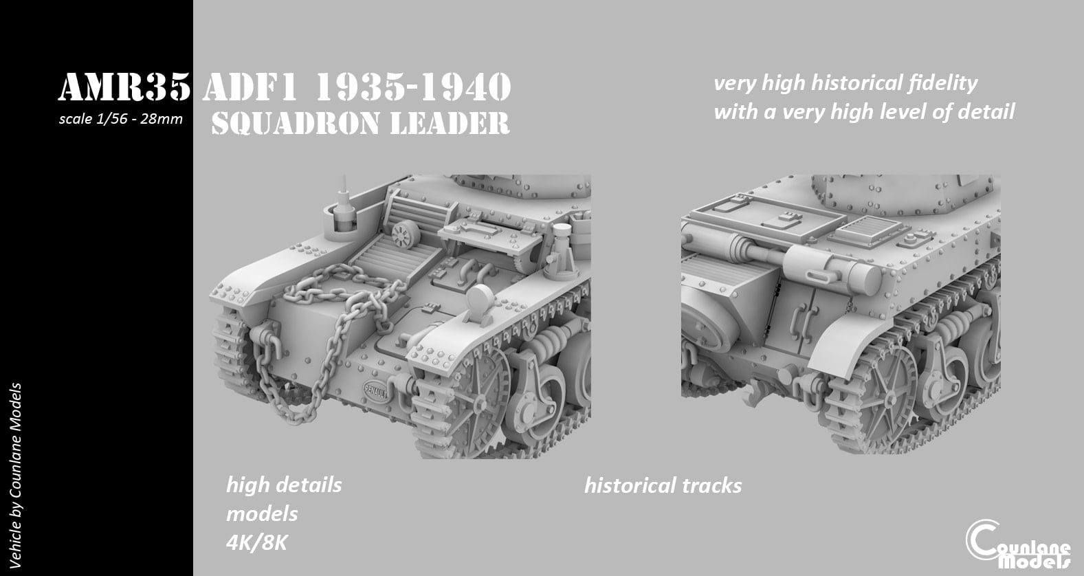 AMR35 ADF1 (Squadron Leader) by Counlane Models - Wargaming3D
