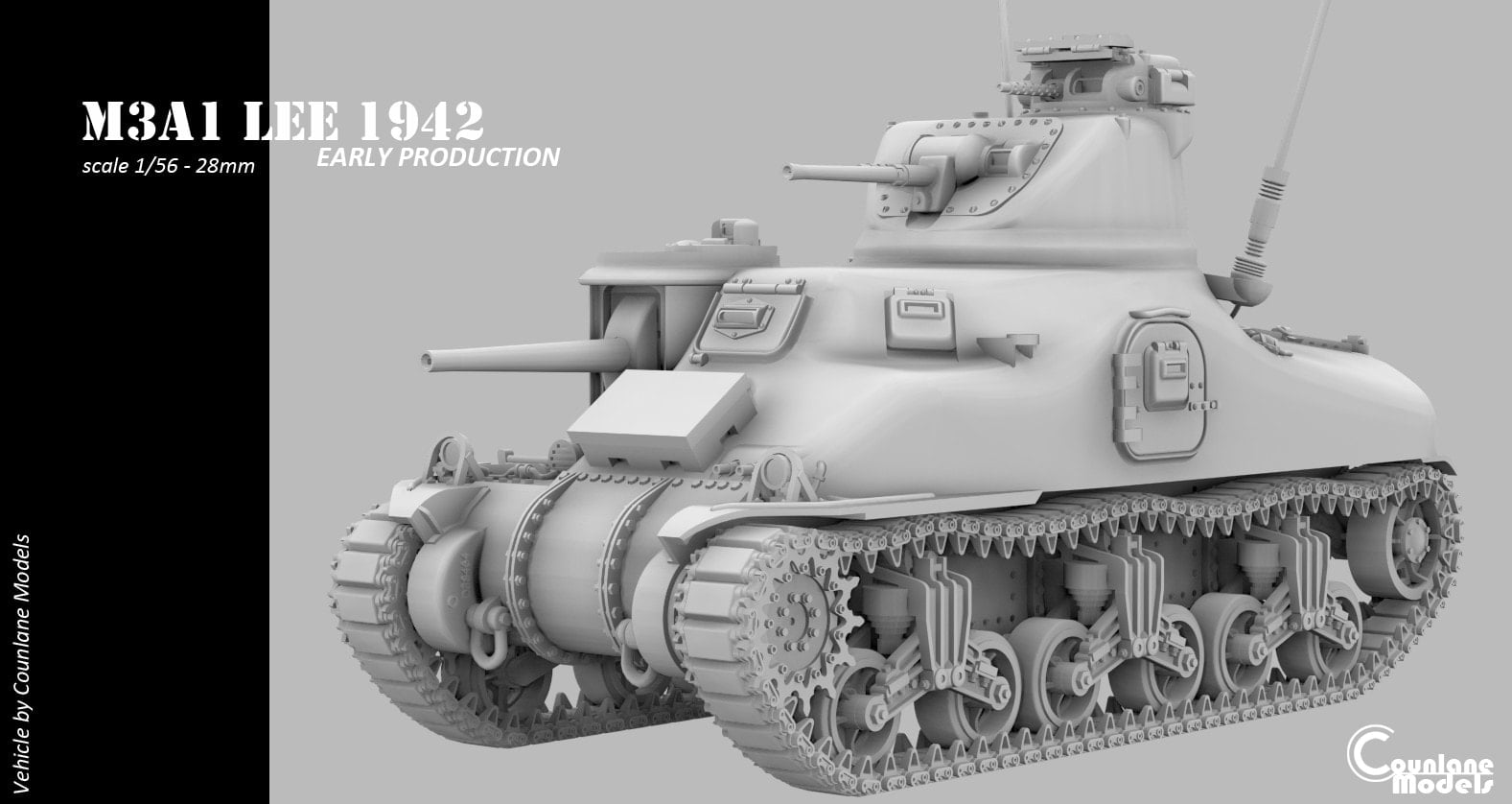 M3A1 Lee Early Production by Counlane Models - Wargaming3D