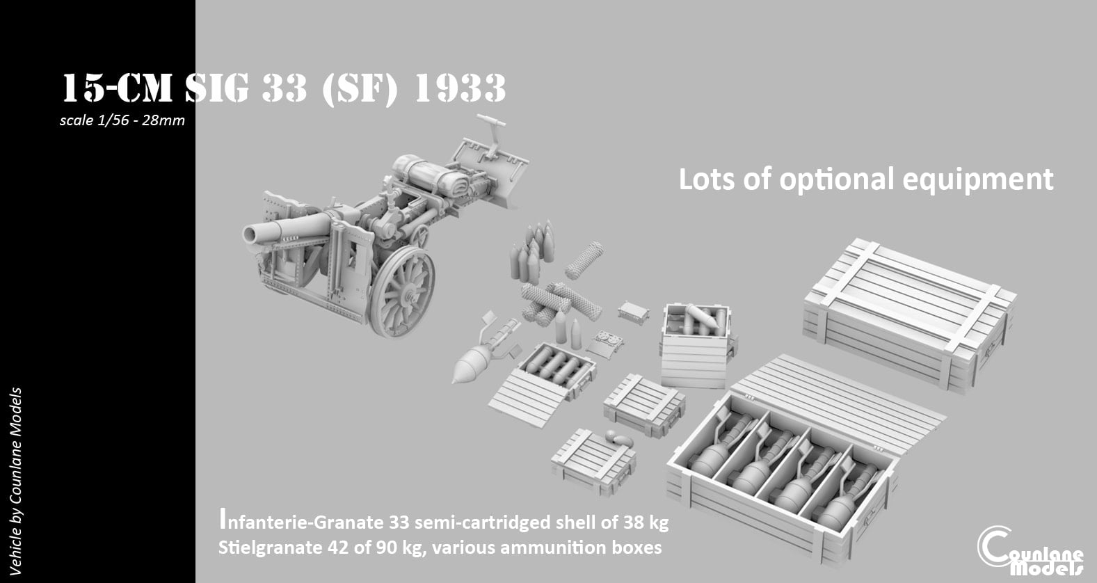 Sturmanpanzer I Bison + SIG33 by Counlane Models - Wargaming3D