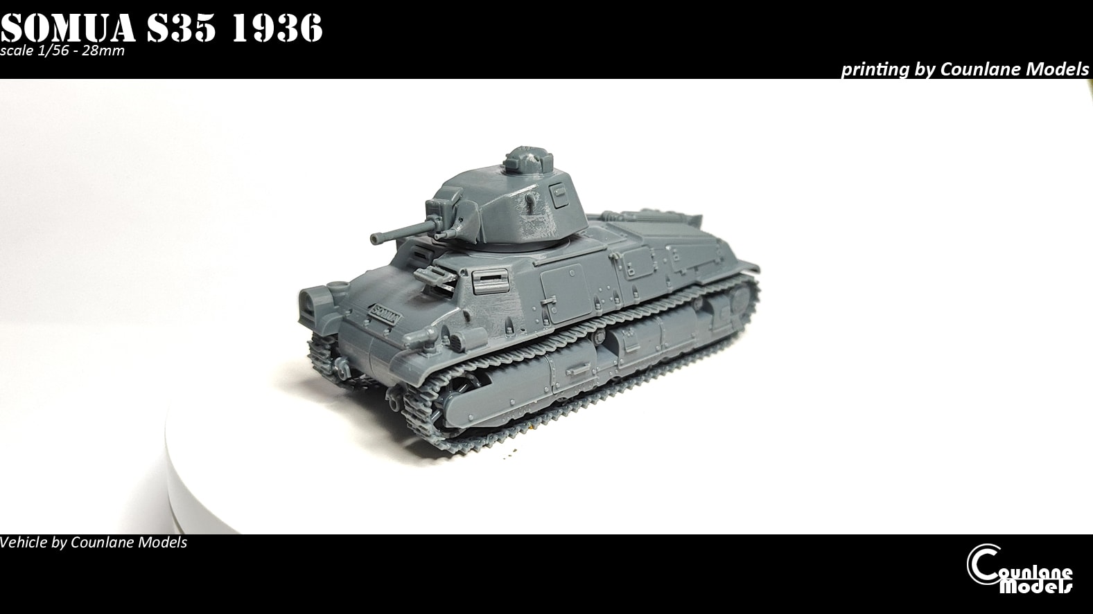 Somua S35 by Counlane Models - Wargaming3D
