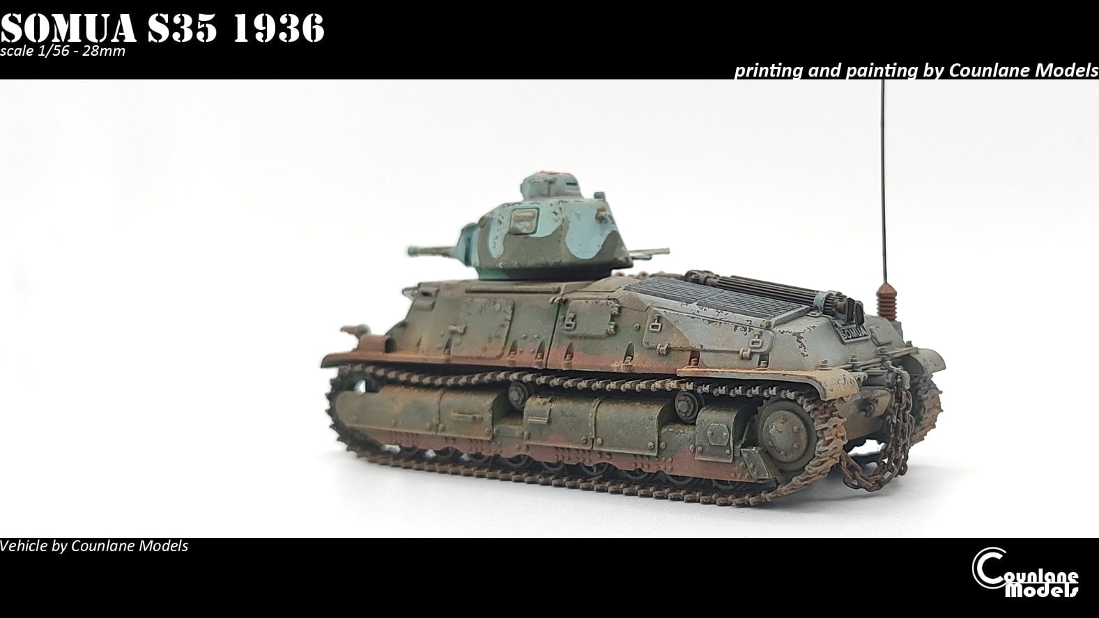 Somua S35 by Counlane Models - Wargaming3D