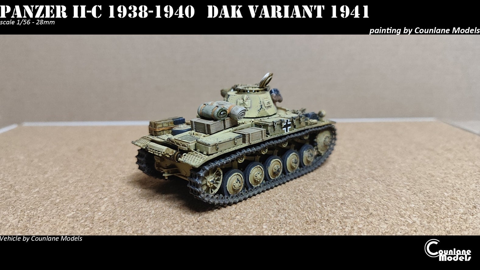 Panzer II C 1937-1940 europe and 1941 DAK version by Counlane Models ...