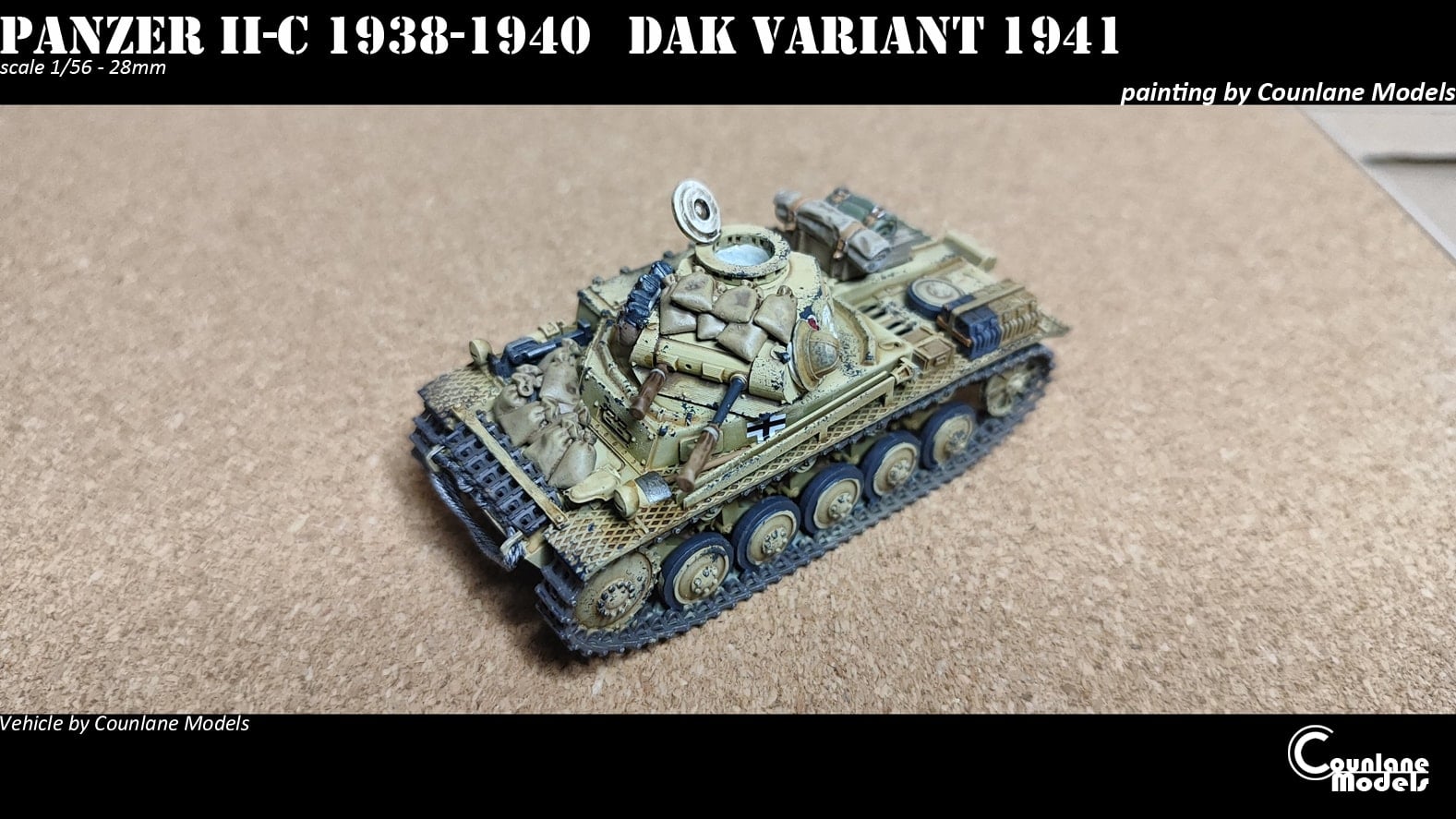 Panzer II C 1937-1940 europe and 1941 DAK version by Counlane Models ...
