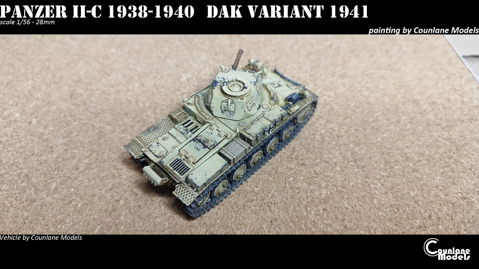 Panzer II C 1937-1940 europe and 1941 DAK version by Counlane Models ...