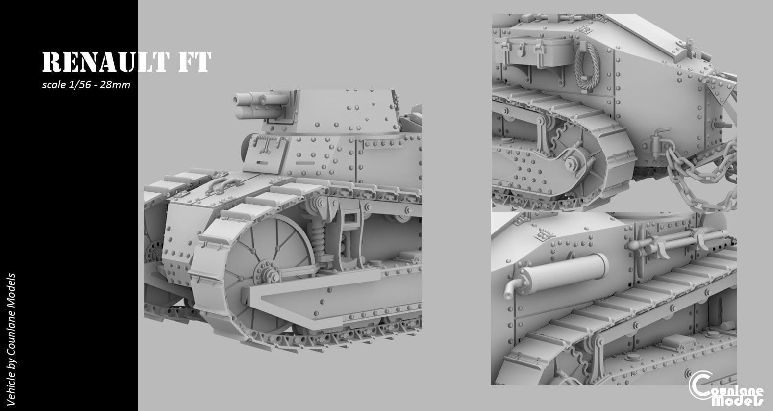 Renault FT 75 BS by Counlane Models - Wargaming3D
