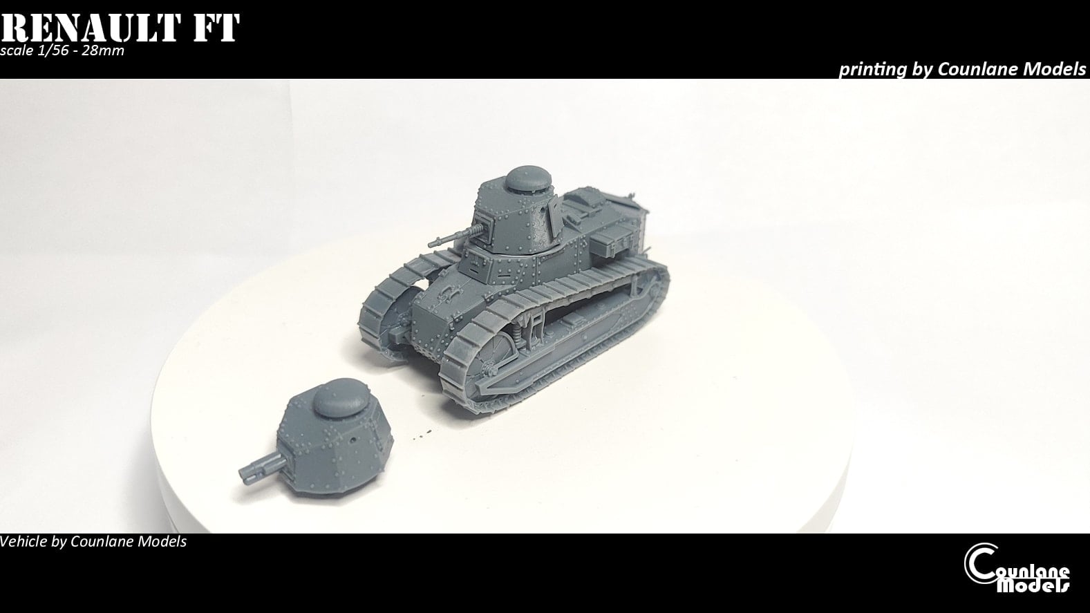 Renault FT by Counlane Models - Wargaming3D