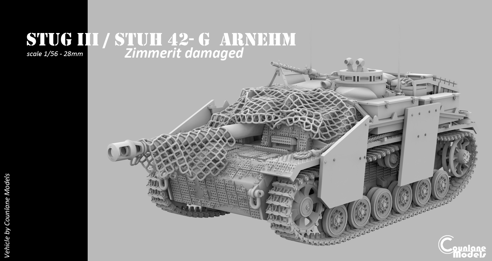 Stug III / Stuh 42 G Arnehm options Bundle by Counlane Models - Wargaming3D