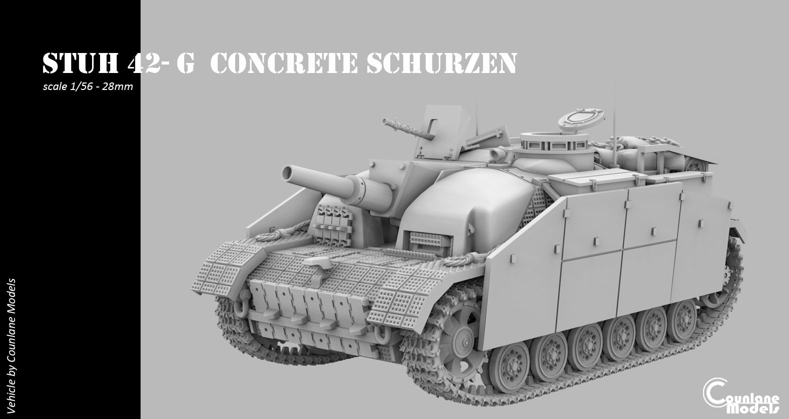 Sturmhaubitze (StuH) 42 With Concrete armor, schurzen, zimmerit by ...