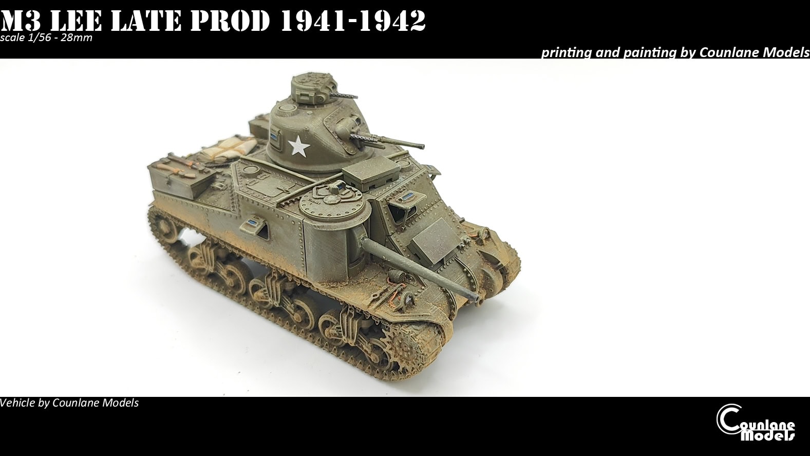 M3 Lee pack Early, Mid and Late prod by Counlane Models - Wargaming3D