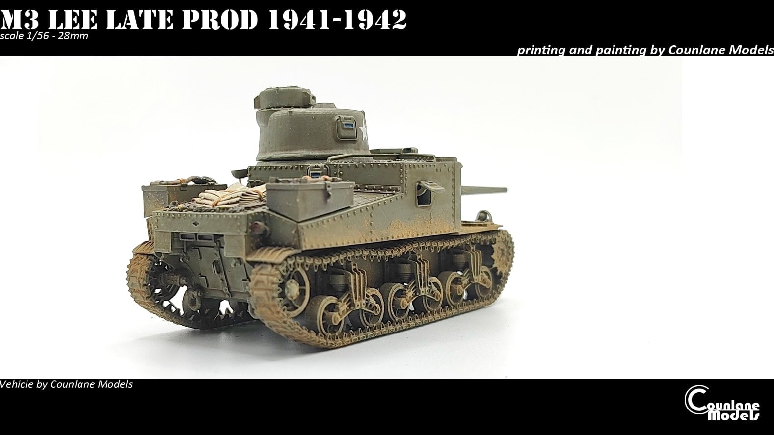 M3 Lee pack Early, Mid and Late prod by Counlane Models - Wargaming3D