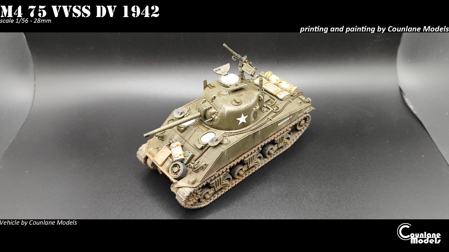 Sherman M4 75 VVSS DV by Counlane Models - Wargaming3D