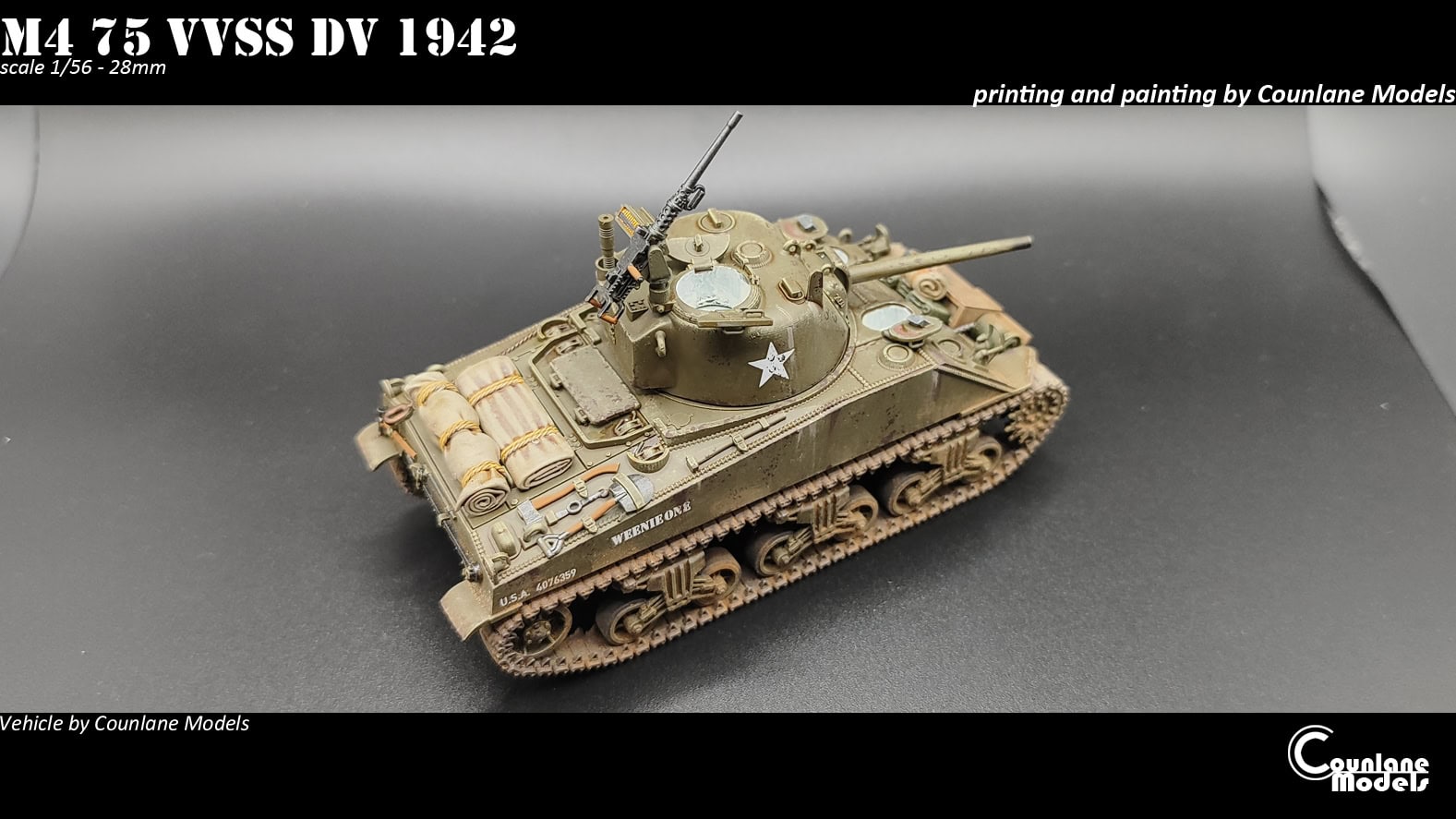 Sherman M4 75 VVSS DV by Counlane Models - Wargaming3D