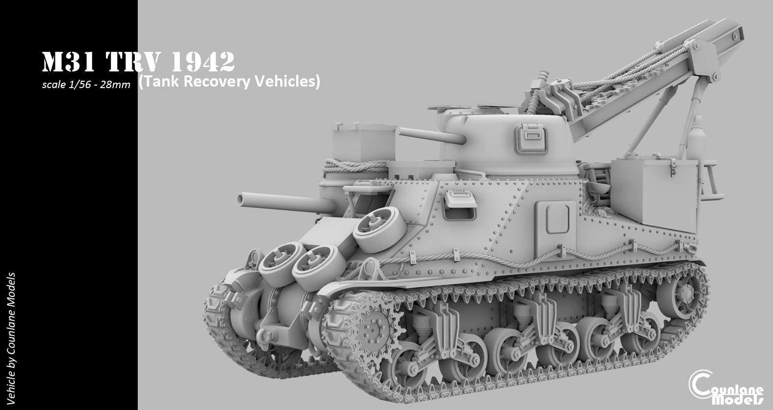 M31 TRV / Grant ARV II 1942 by Counlane Models - Wargaming3D