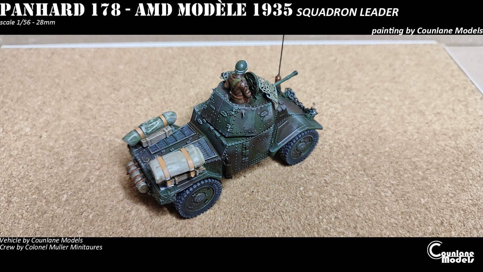 Panhard 178 SQUADRON LEADER by Counlane Models - Wargaming3D