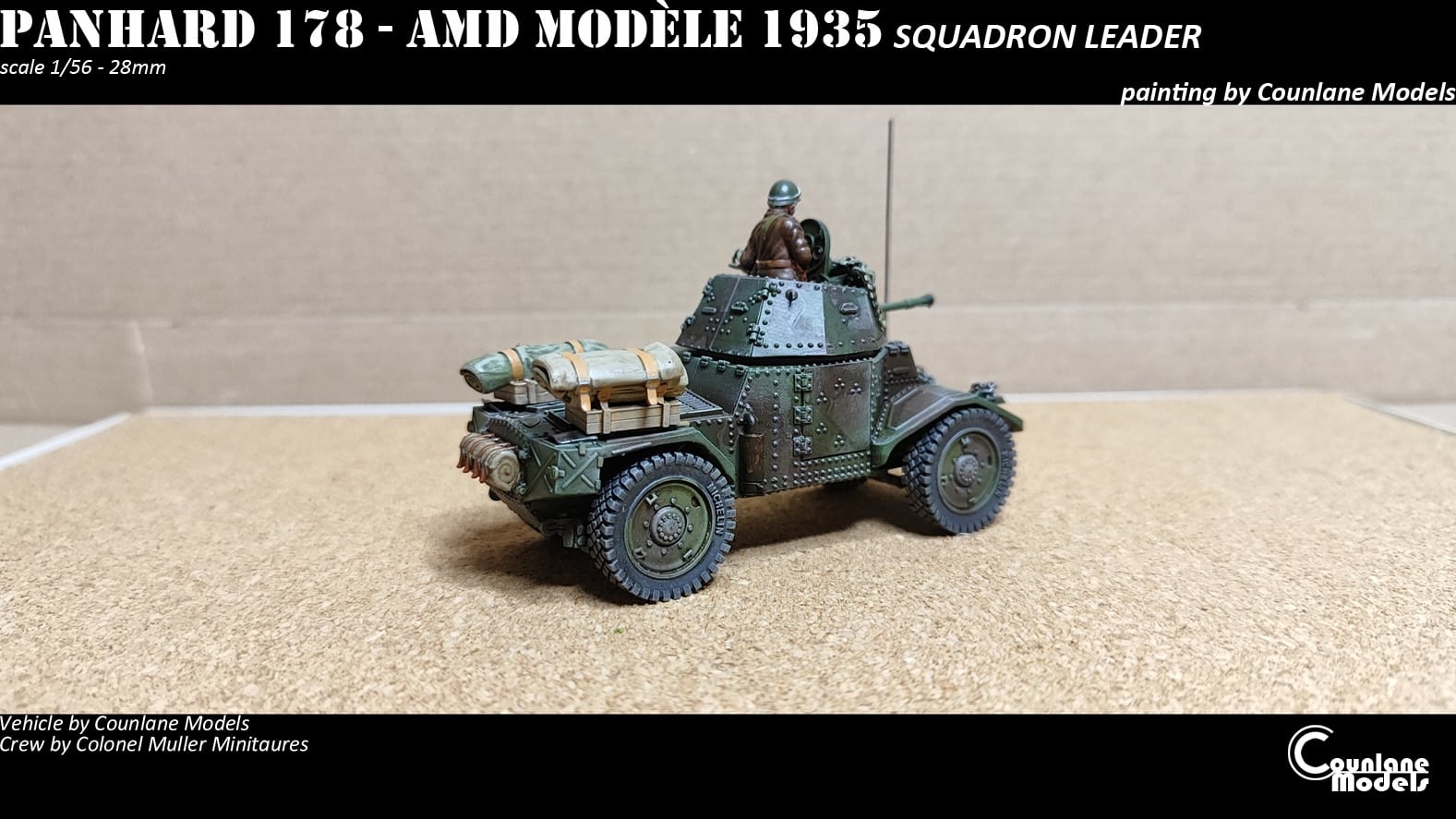Panhard 178 SQUADRON LEADER by Counlane Models - Wargaming3D