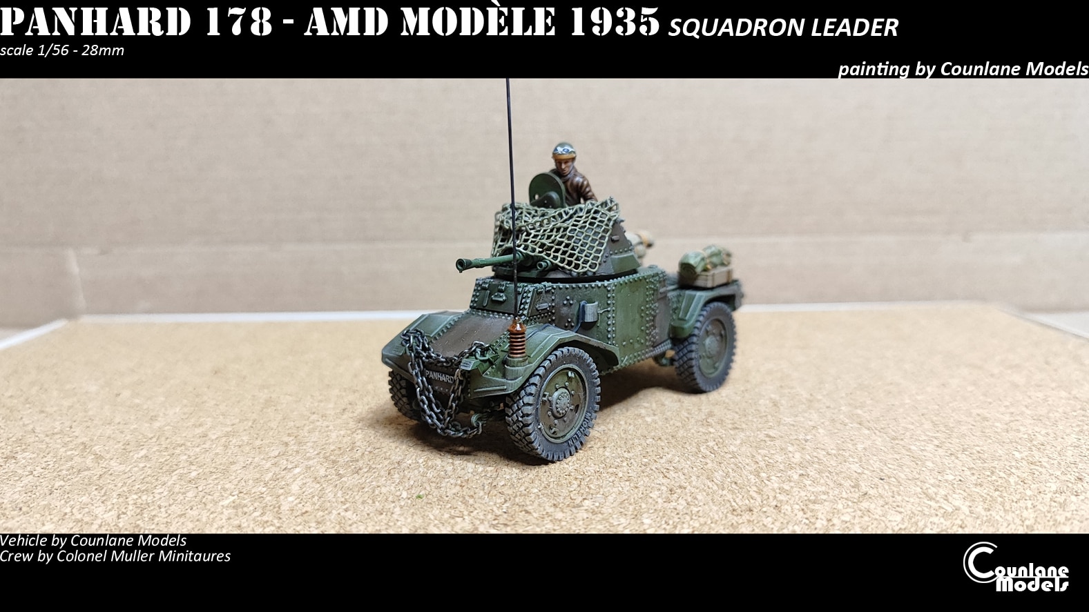 Panhard 178 SQUADRON LEADER by Counlane Models - Wargaming3D