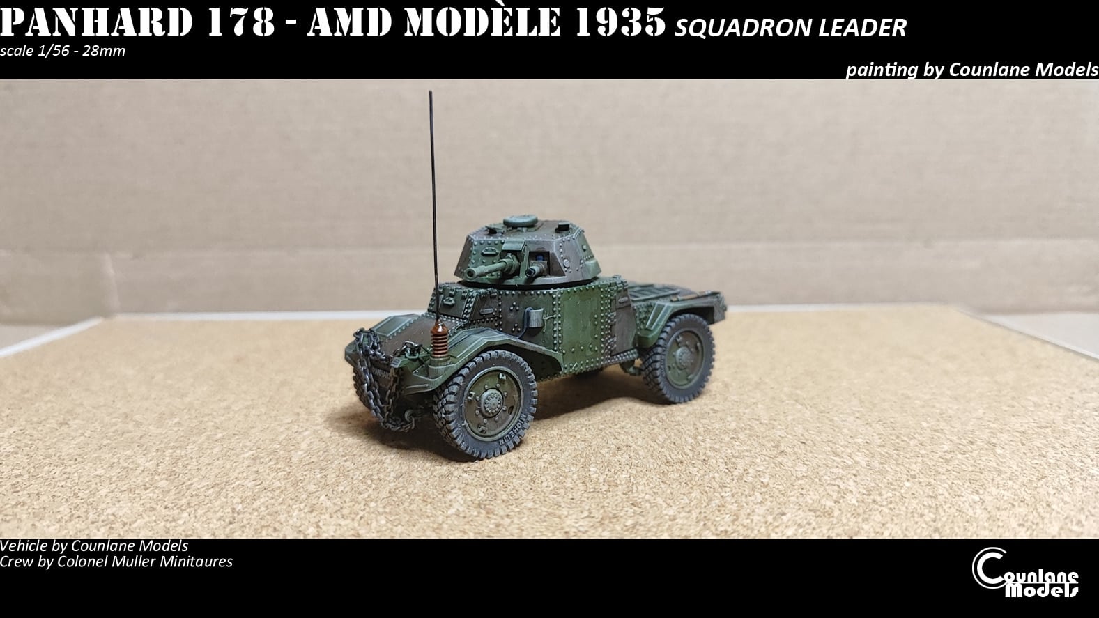 Panhard 178 SQUADRON LEADER by Counlane Models - Wargaming3D