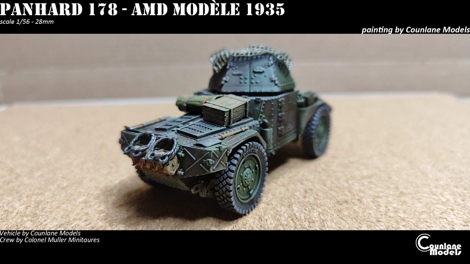 AMD-35 Panhard 178 SCOUT by Counlane Models - Wargaming3D