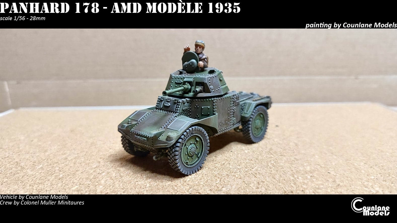 AMD-35 Panhard 178 SCOUT by Counlane Models - Wargaming3D