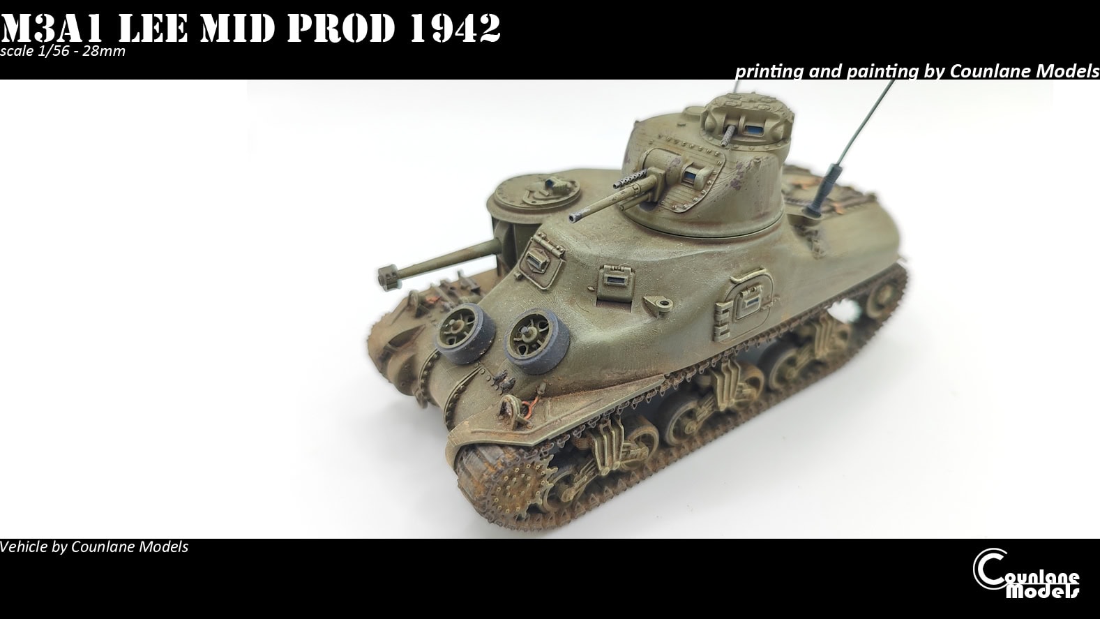 M3A1 Lee Mid Production by Counlane Models - Wargaming3D