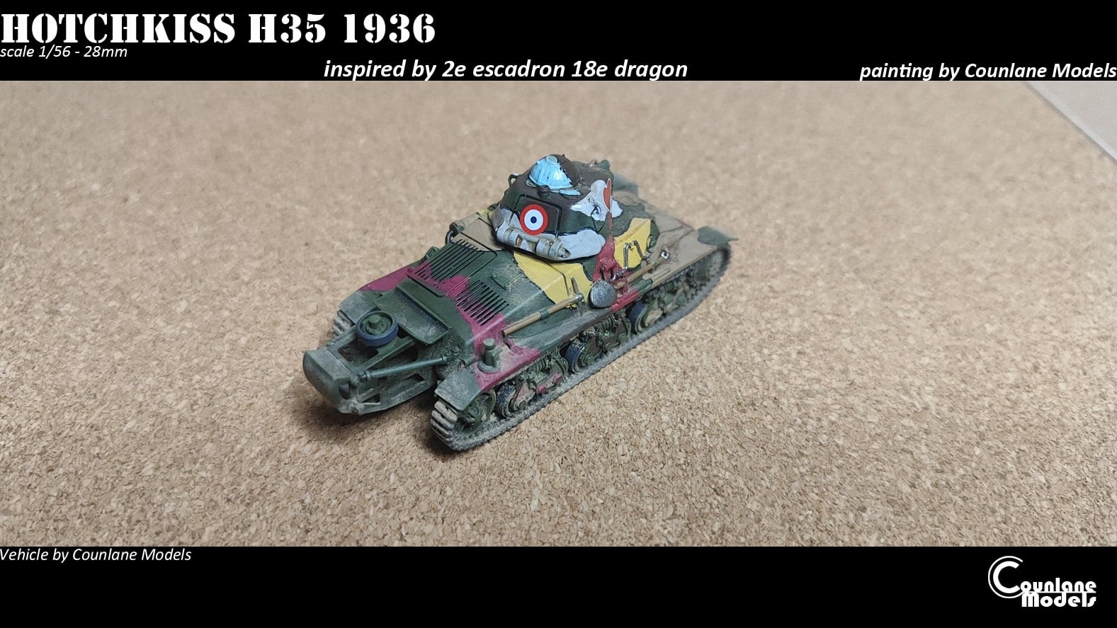 Hotchkiss H35, 3 possible variants by Counlane Models - Wargaming3D