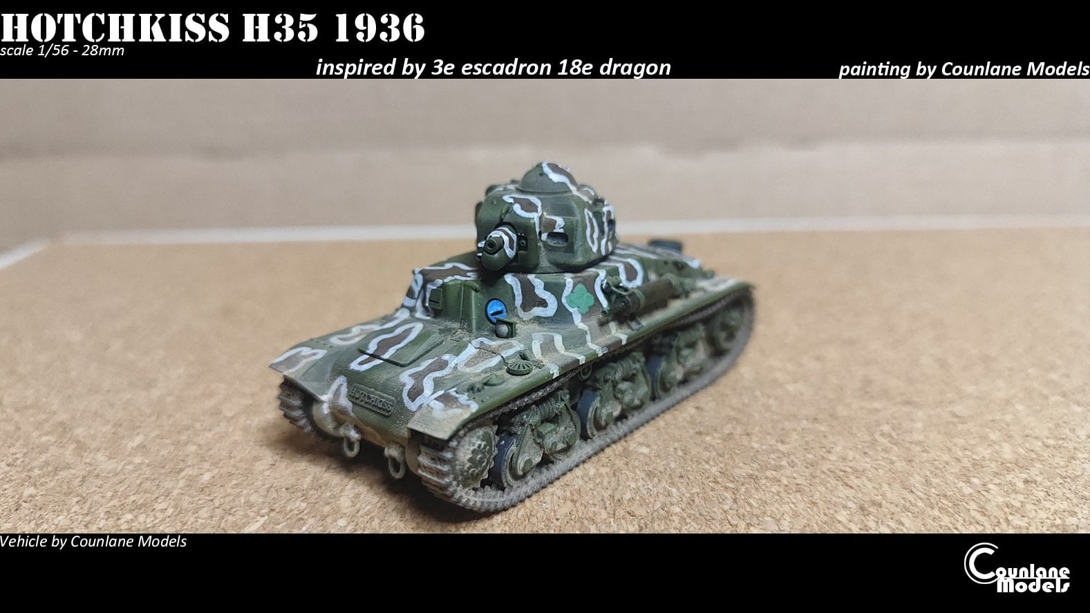 Hotchkiss H35, 3 possible variants by Counlane Models - Wargaming3D