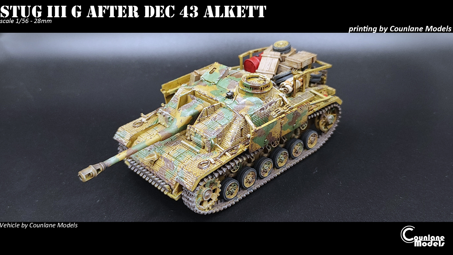 Stug III G ALKETT Bundle by Counlane Models - Wargaming3D