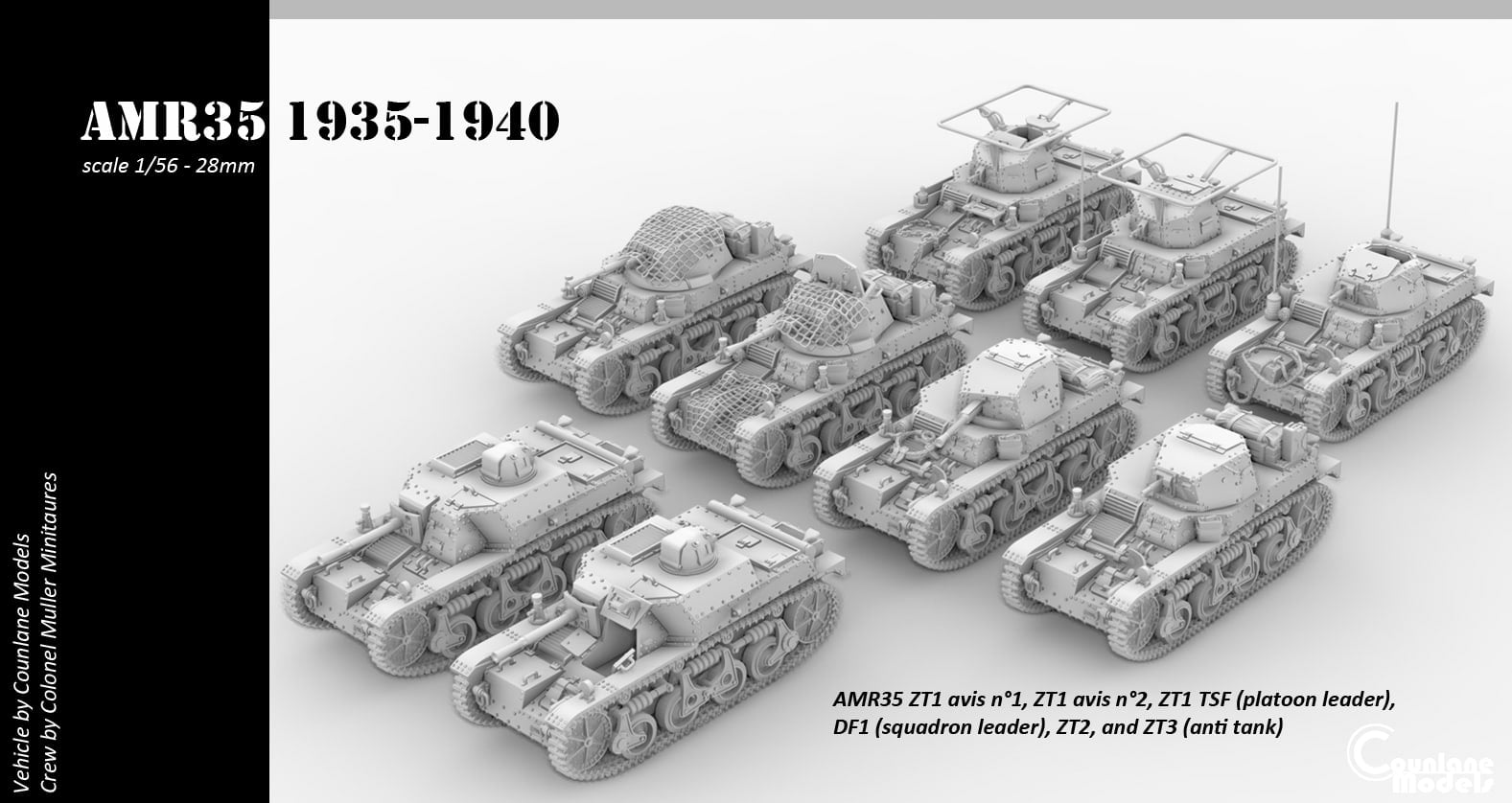 AMR35 pack by Counlane Models - Wargaming3D