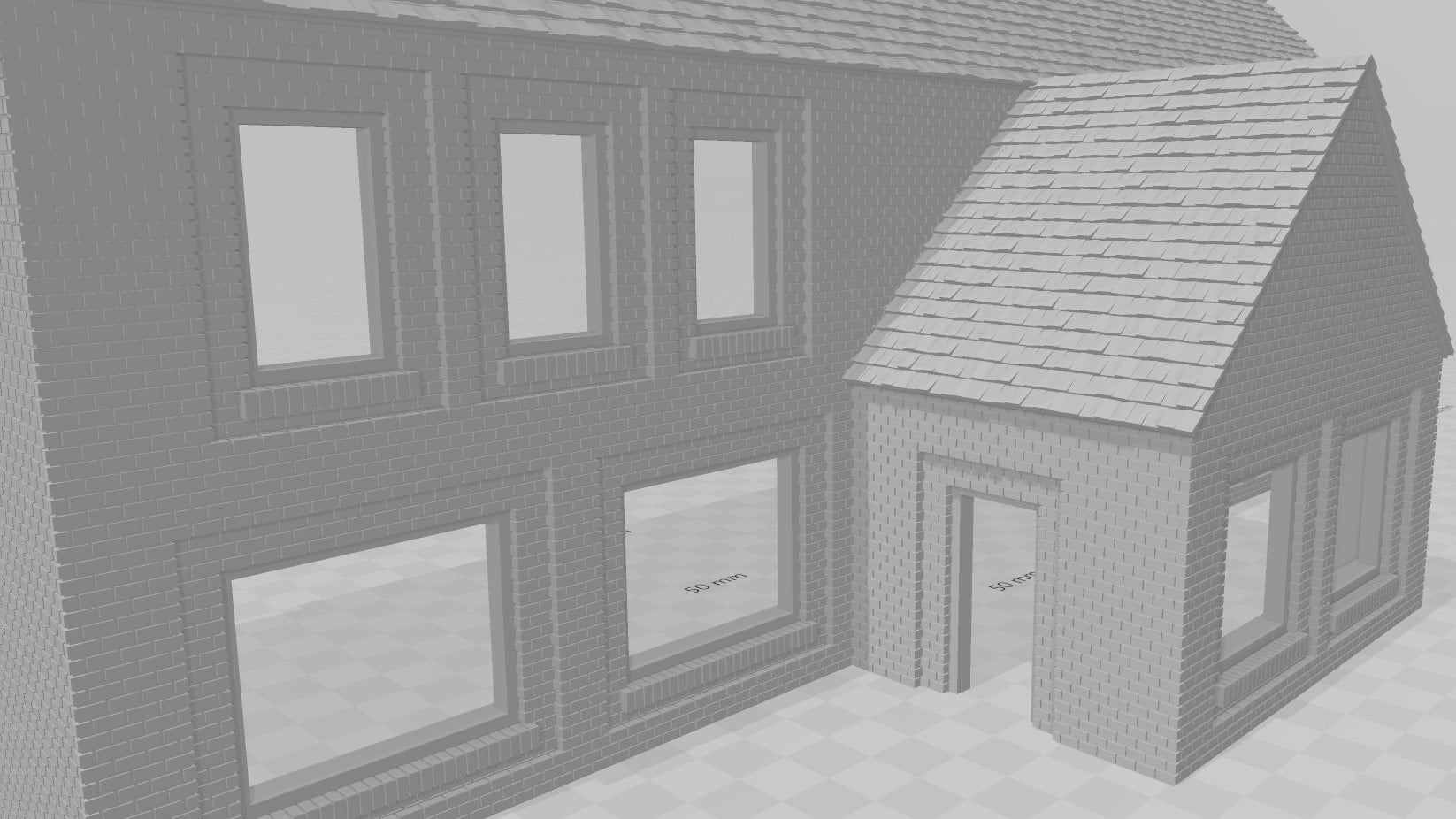 STL Building Creator Set #7 Recessed Windows by 18Charlie - MiniHoarder