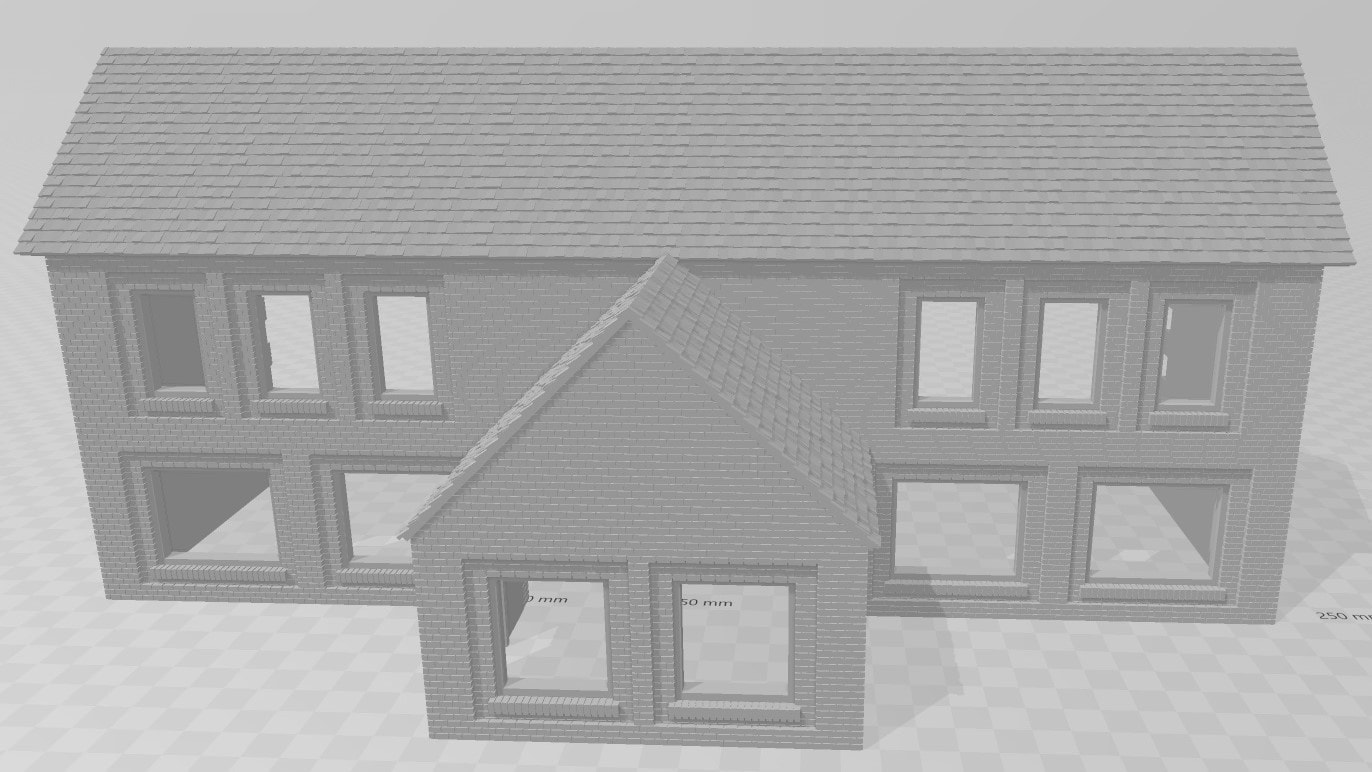 STL Building Creator Set #7 Recessed Windows by 18Charlie - MiniHoarder