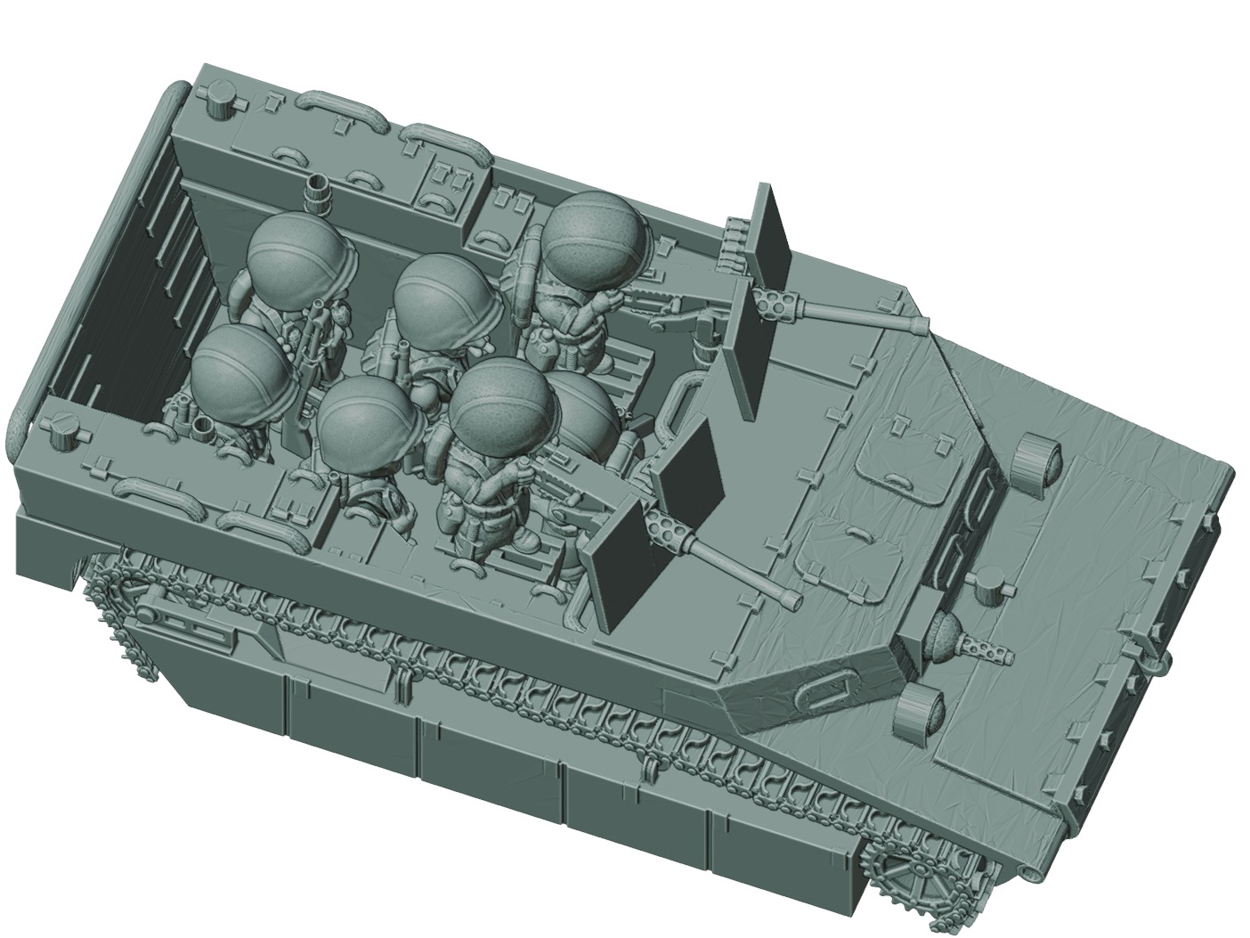 ToonKrieg USMC Landing Craft Passengers by 18Charlie - Wargaming3D