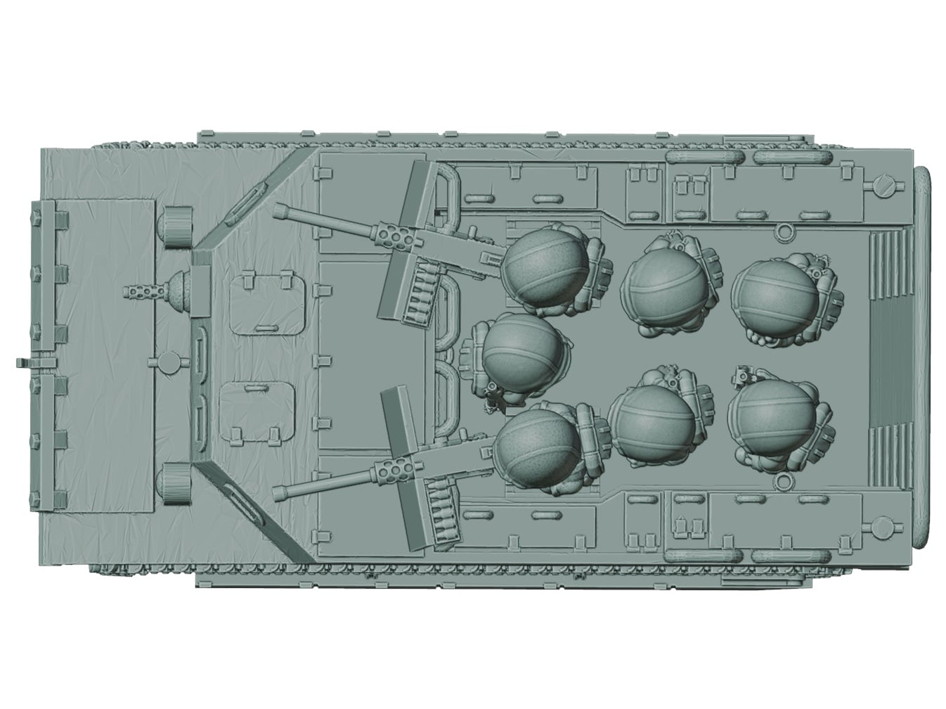 ToonKrieg USMC Landing Craft Passengers by 18Charlie - Wargaming3D