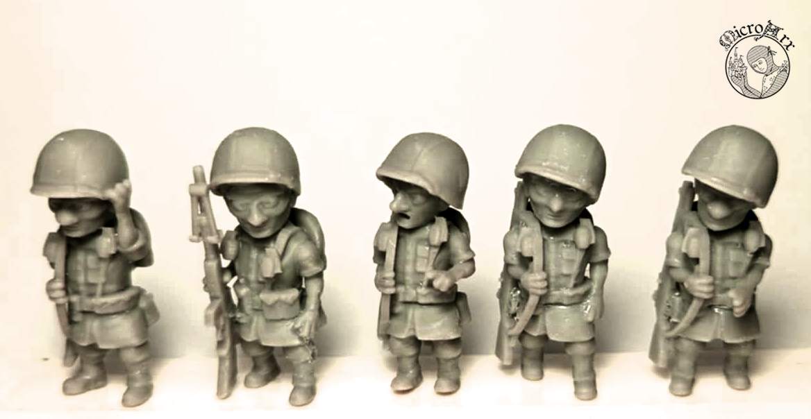 ToonKrieg USMC Landing Craft Passengers by 18Charlie - Wargaming3D