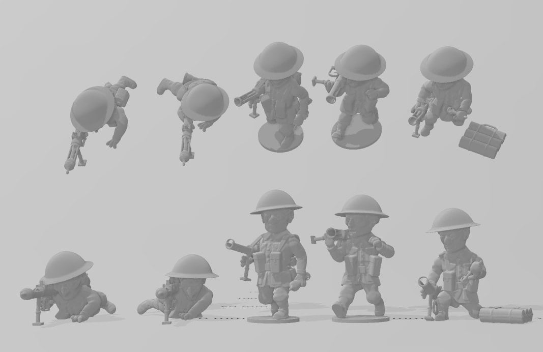 ToonKrieg British Tank Hunters by 18Charlie - Wargaming3D