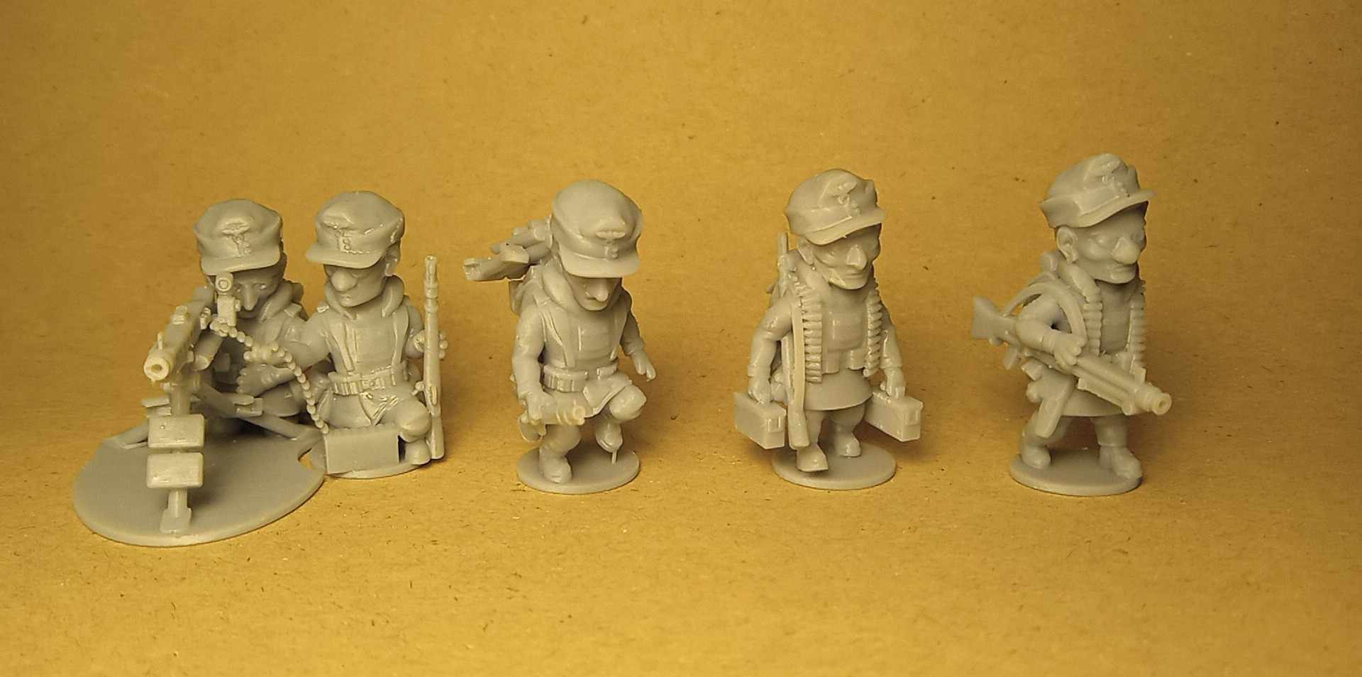 ToonKrieg Gebirgsjäger Heavy MG crew by 18Charlie - Wargaming3D