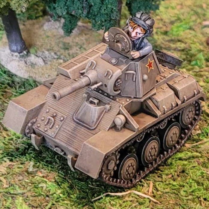 ToonKrieg T70 Light Tank by 18Charlie - Wargaming3D