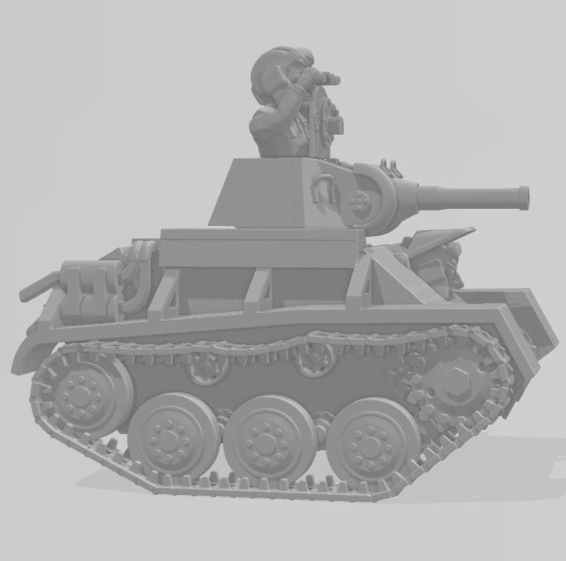 ToonKrieg T70 Light Tank by 18Charlie - Wargaming3D