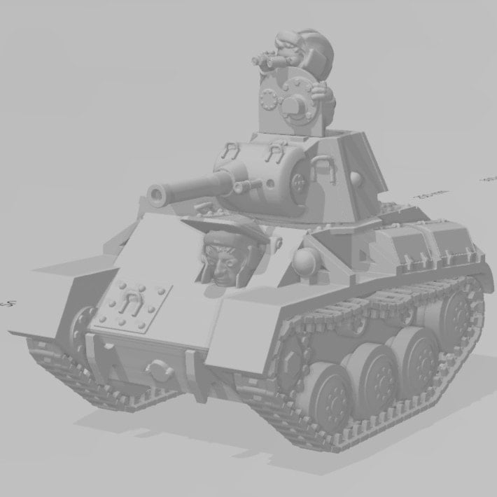 ToonKrieg T70 Light Tank by 18Charlie - Wargaming3D