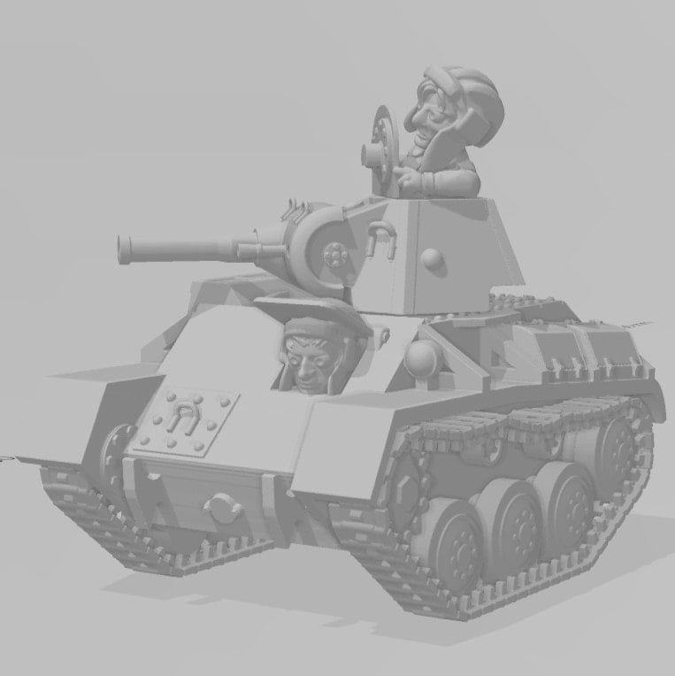 ToonKrieg T70 Light Tank by 18Charlie - Wargaming3D