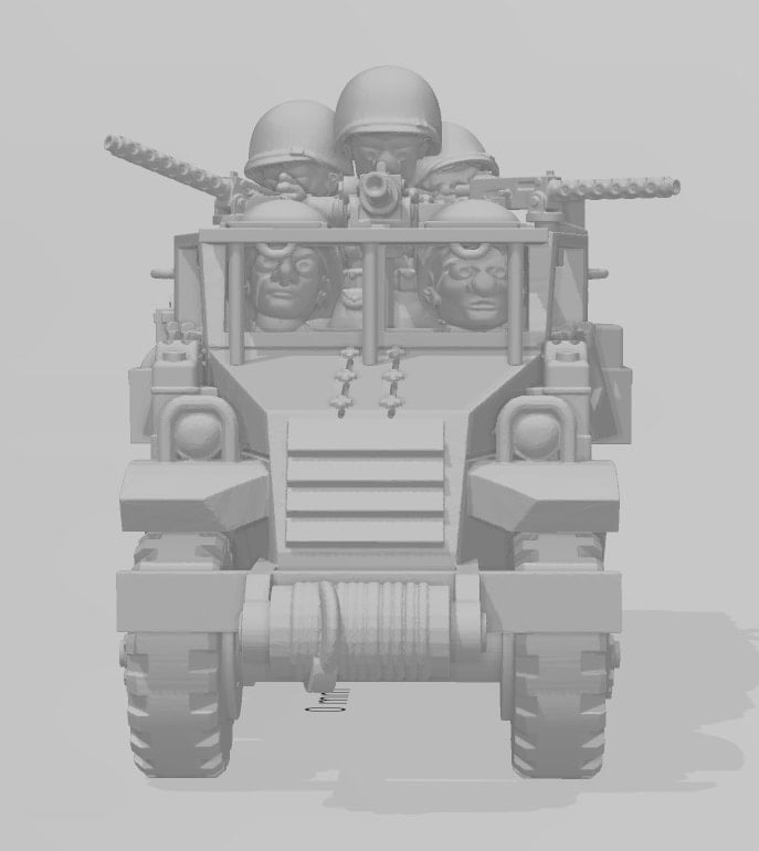 ToonKrieg M3 Halftrack alternat crew by 18Charlie - Wargaming3D