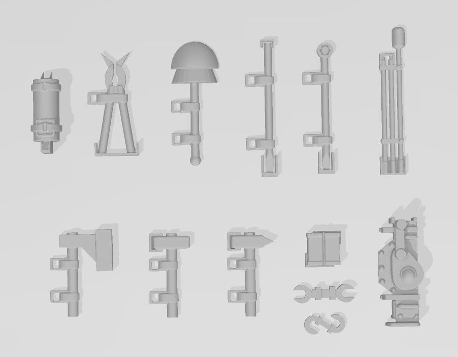 Toonkrieg German AFV Tools by 18Charlie - Wargaming3D