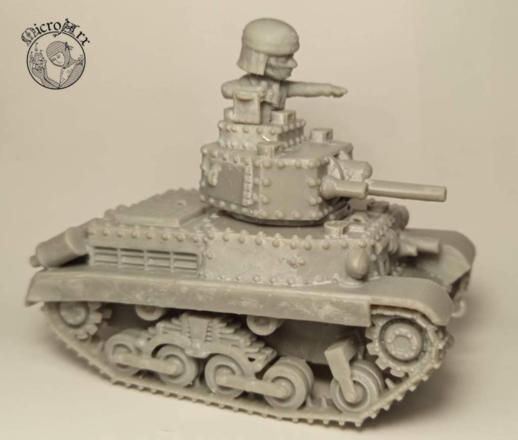 ToonKrieg Turan 1 and 2 Hungarian Tank by 18Charlie - Wargaming3D