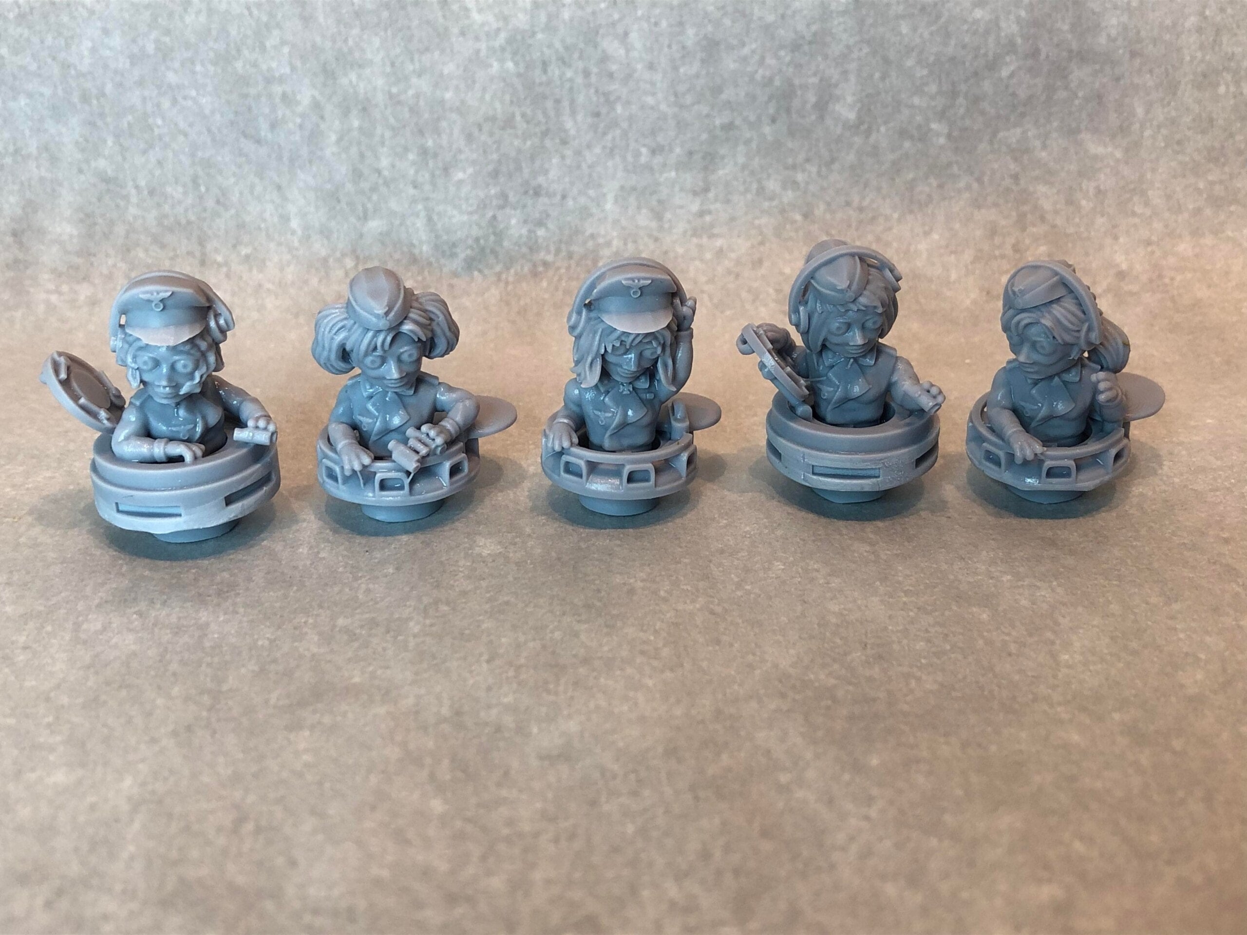 ToonKrieg Female Tiger Tank crew by 18Charlie - Wargaming3D