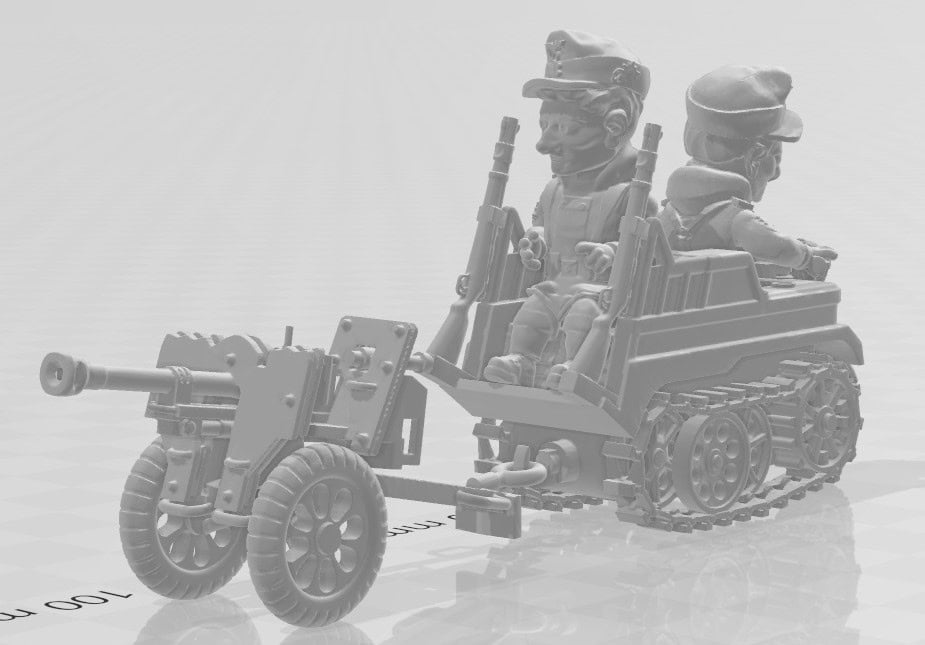 ToonKrieg Panzerbüchse 41 with Gebirgsjäger crew by 18Charlie - Wargaming3D